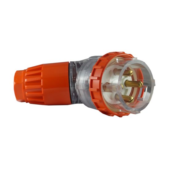 Angled Plug 50A 4 Pin 500V AC IP66 | Connected Switchgear