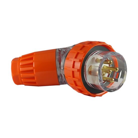 Angled Plug 20A 5 Pin 500V AC IP66 | Connected Switchgear