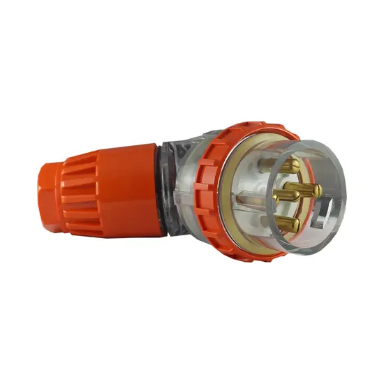 Angled Plug 32A 5 Pin 500V AC IP66 | Connected Switchgear