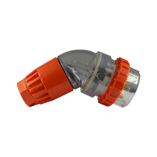 Angled Plug 40A 5 Pin 500V AC IP66 | Connected Switchgear
