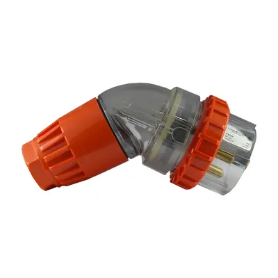 Angled Plug 50A 5 Pin 500V AC IP66 | Connected Switchgear