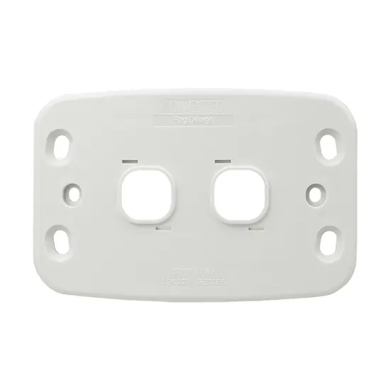 Grid Plate 2 Gang GEO Series | Connected Switchgear