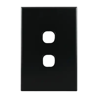 4 Gang Power Point MATTE BLACK 10A 250V AC | GEO Series