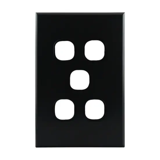 Intermediate Switch Plate 1 Gang 10A 54mm Mounting Centres