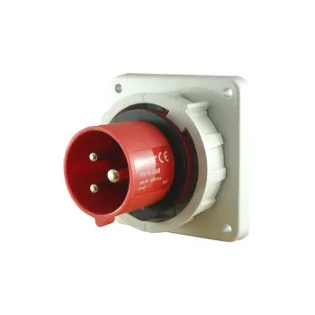 IP67 Panel Inlet 3 Pin 32A 400V CEE Form