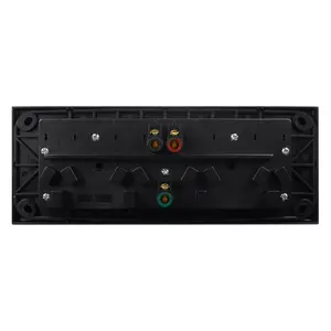4 Gang Power Point MATTE BLACK 10A 250V AC | GEO Series