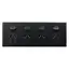 4 Gang Power Point MATTE BLACK 10A 250V AC | GEO Series