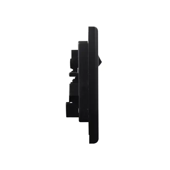 4 Gang Power Point MATTE BLACK 10A 250V AC | GEO Series