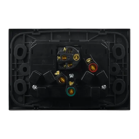Double GPO with Extra Switch 10A 240V AC MATTE BLACK