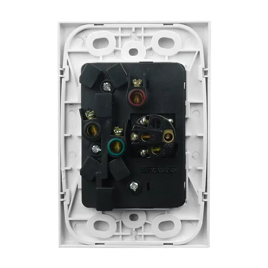 Double GPO with Extra Switch Vertical 10A 240V AC | GEO Series