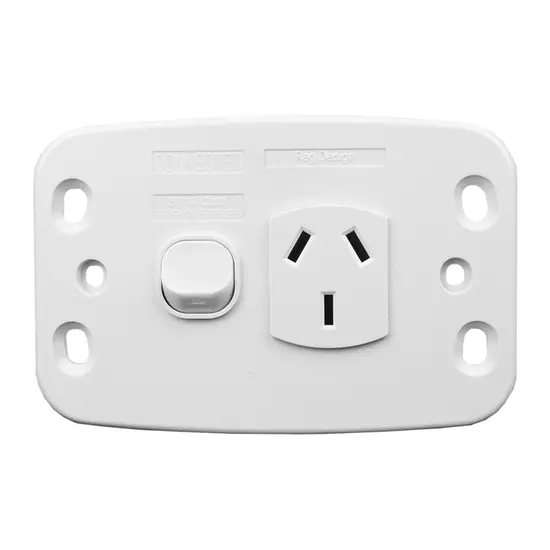 Single Power Point 10A 250V AC | GEO Series