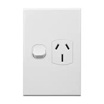 Single GPO 15A 240V AC Vertical GEO | Connected Switchgear