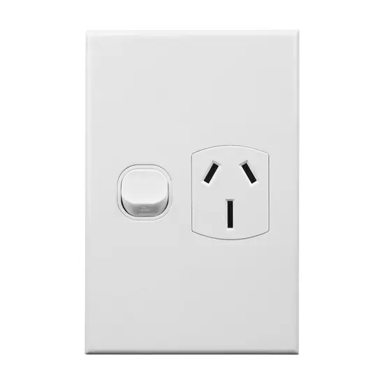 Single GPO 15A 240V AC Vertical GEO | Connected Switchgear