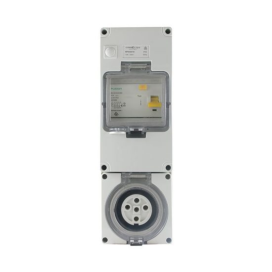 RCD Protected Outlet 10A 4 Pin 500V AC IP66 | IMPACT Series
