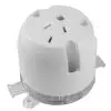 4 Pin Surface Socket Single with Loop 10A 250V/500V AC