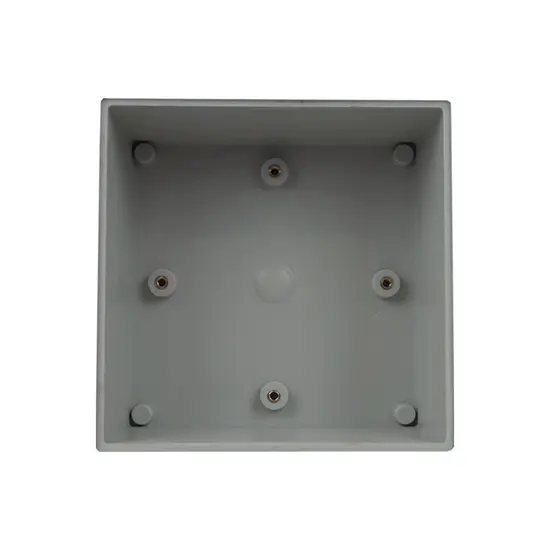 IP65 Weatherproof Enclosure 150x150x90mm Grey Hinged Cover