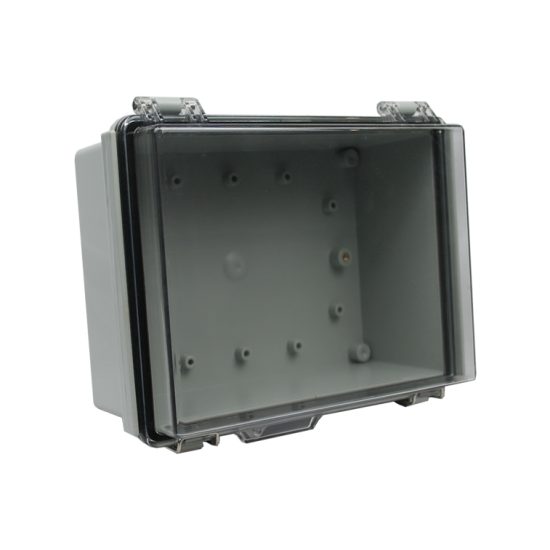 IP65 Weatherproof Enclosure 220x170x110mm Clear Hinge Cover
