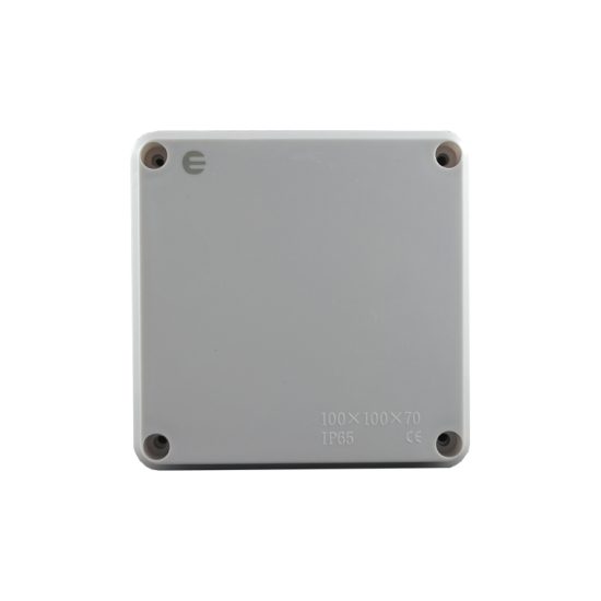 IP65 Weatherproof Enclosure 100x100x70mm with Knockouts