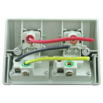 Weatherproof Double GPO Separately Switched 10A 250V AC IP53