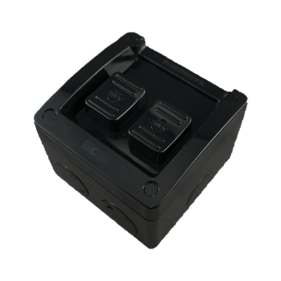 Weatherproof Double GPO Separately Switched 10A 250V AC IP53